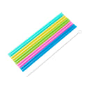 10 Piece Reusable Bright Straws - Kmart