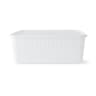 11L Ribbed Container - White - Kmart