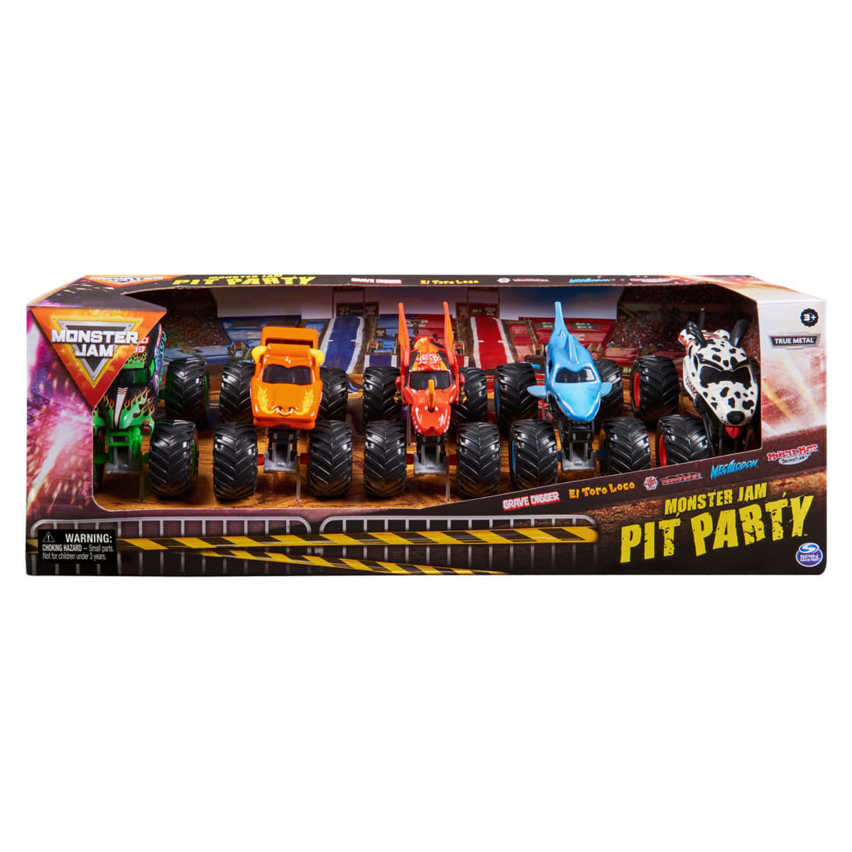5 Pack Monster Jam Pit Party 1:64 Scale Truck Set - Kmart