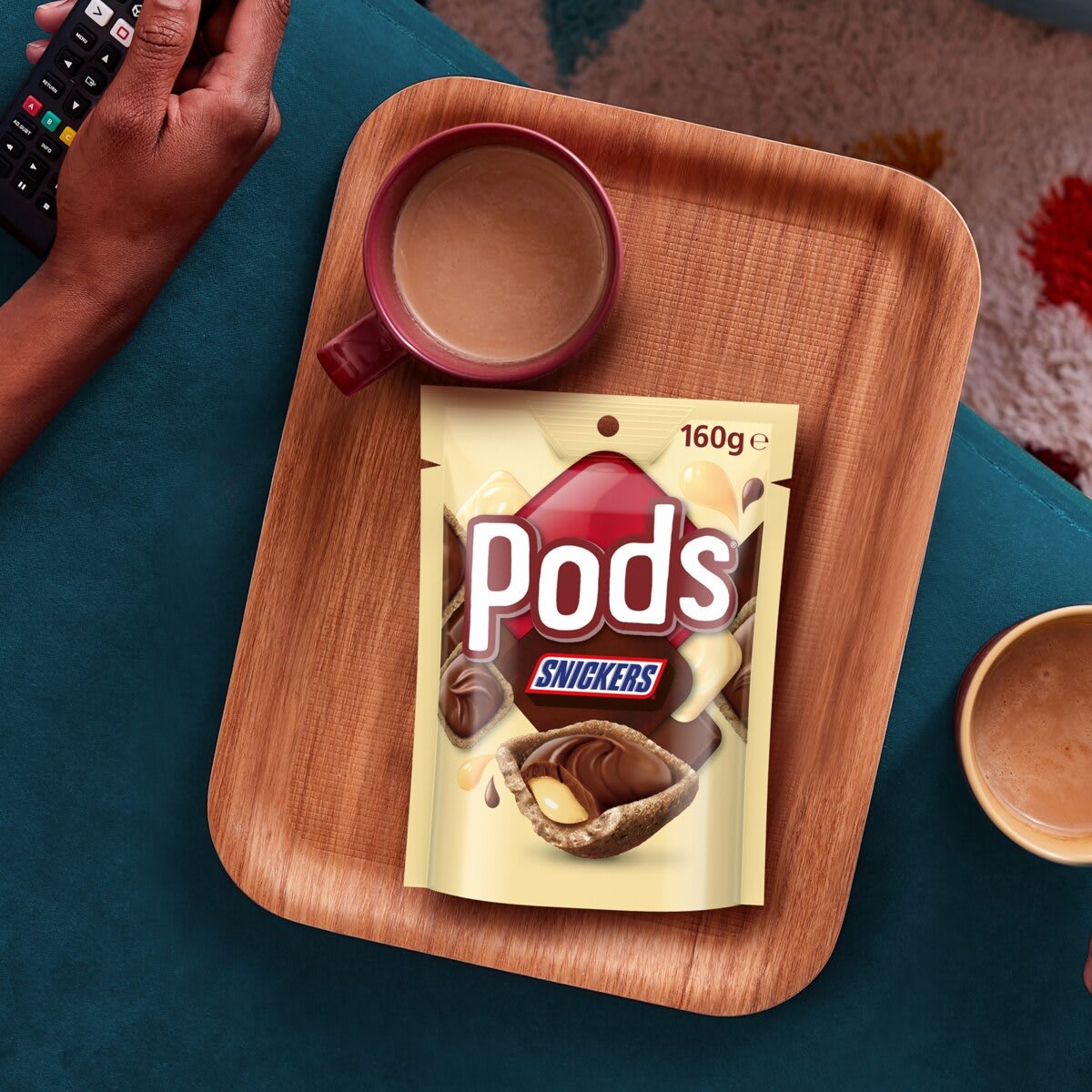 Pods Snickers Chocolate Snack & Share Bag 160g - Kmart