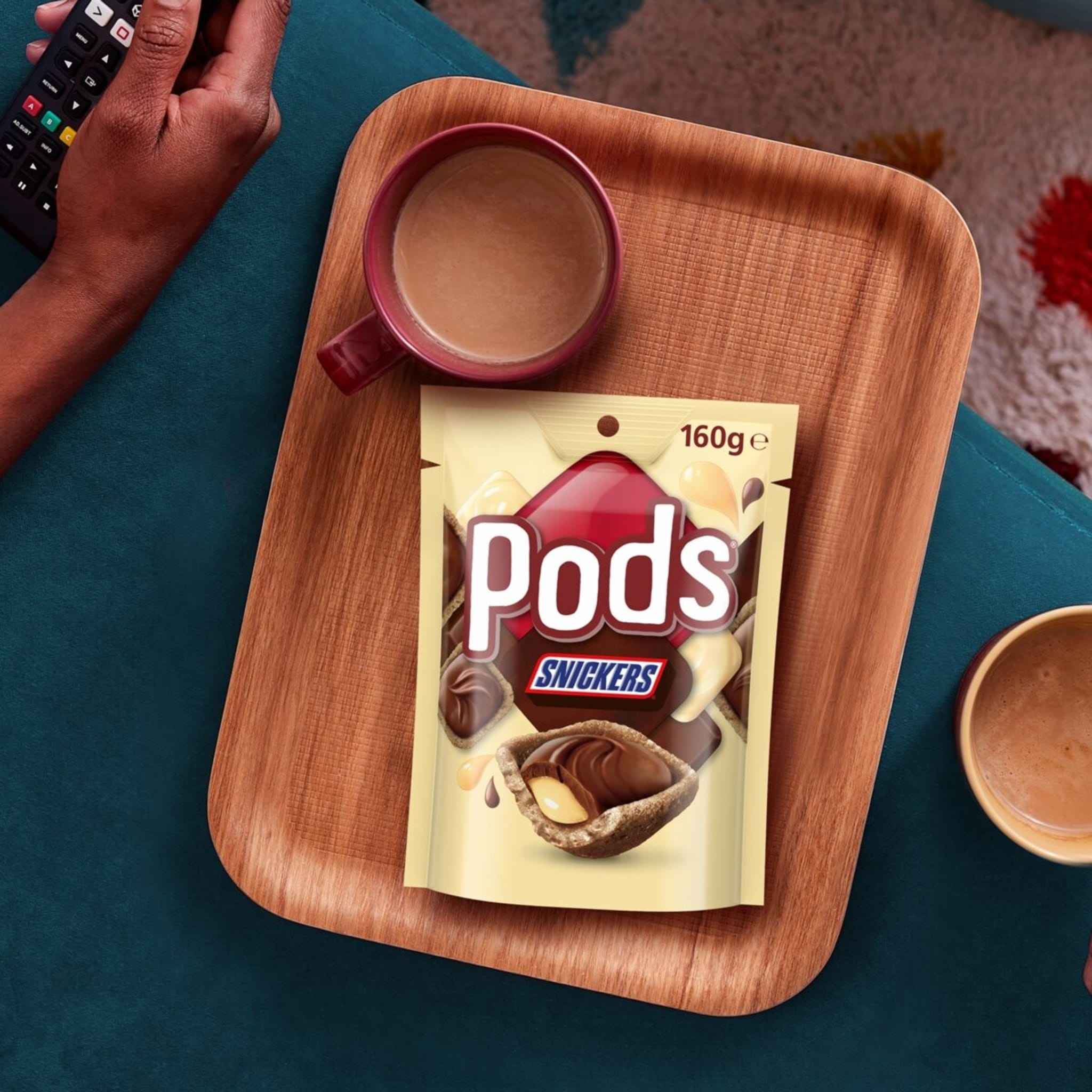 Pods Snickers Chocolate Snack & Share Bag 160g - Kmart