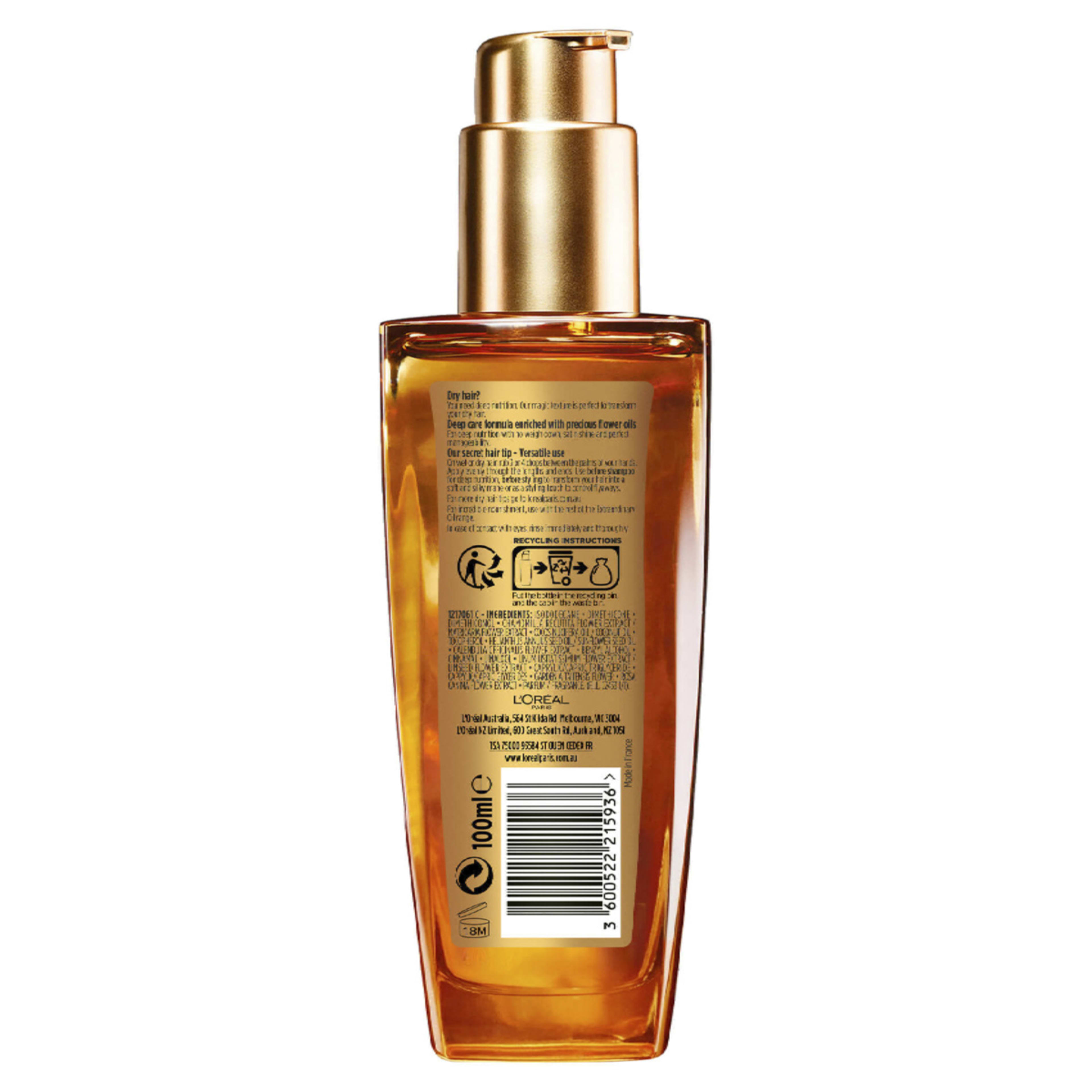 L'Oreal Paris Elvive Extraordinary Oil Treatment 100ml - Kmart