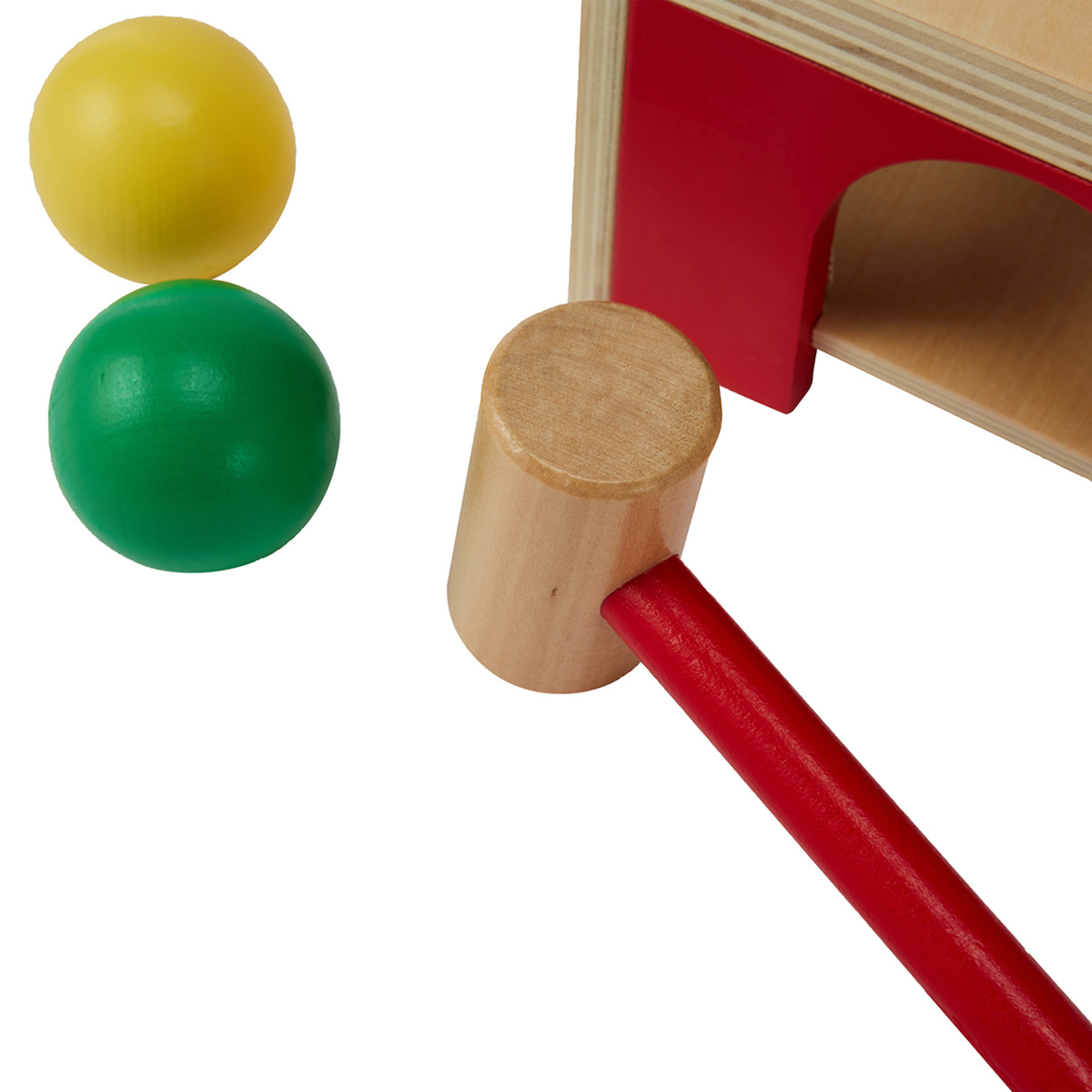 6 Piece Wooden Hammer Pound Cube - Kmart