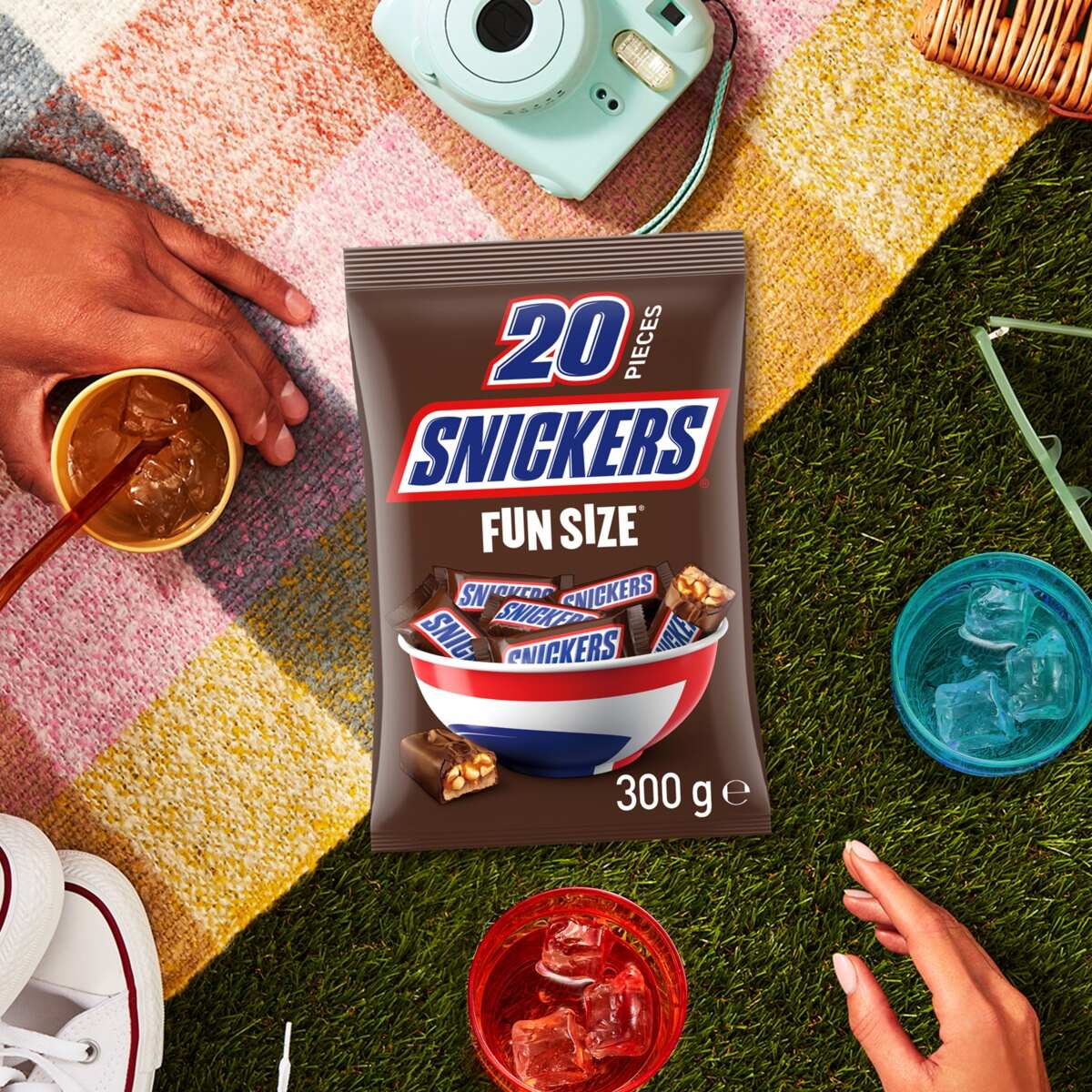 20 Piece Snickers Fun Size Snack and Share Bag 300g - Kmart