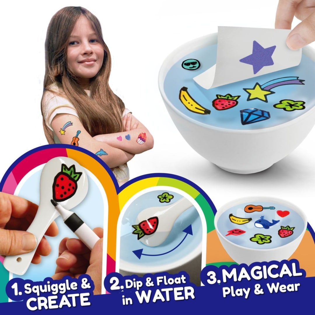Water Art Magical Water Creations Tattoo Creator - Kmart
