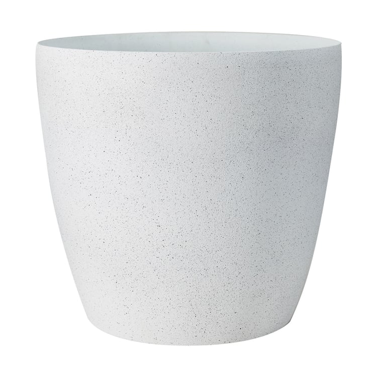 43cm Textured Pot - White - Kmart