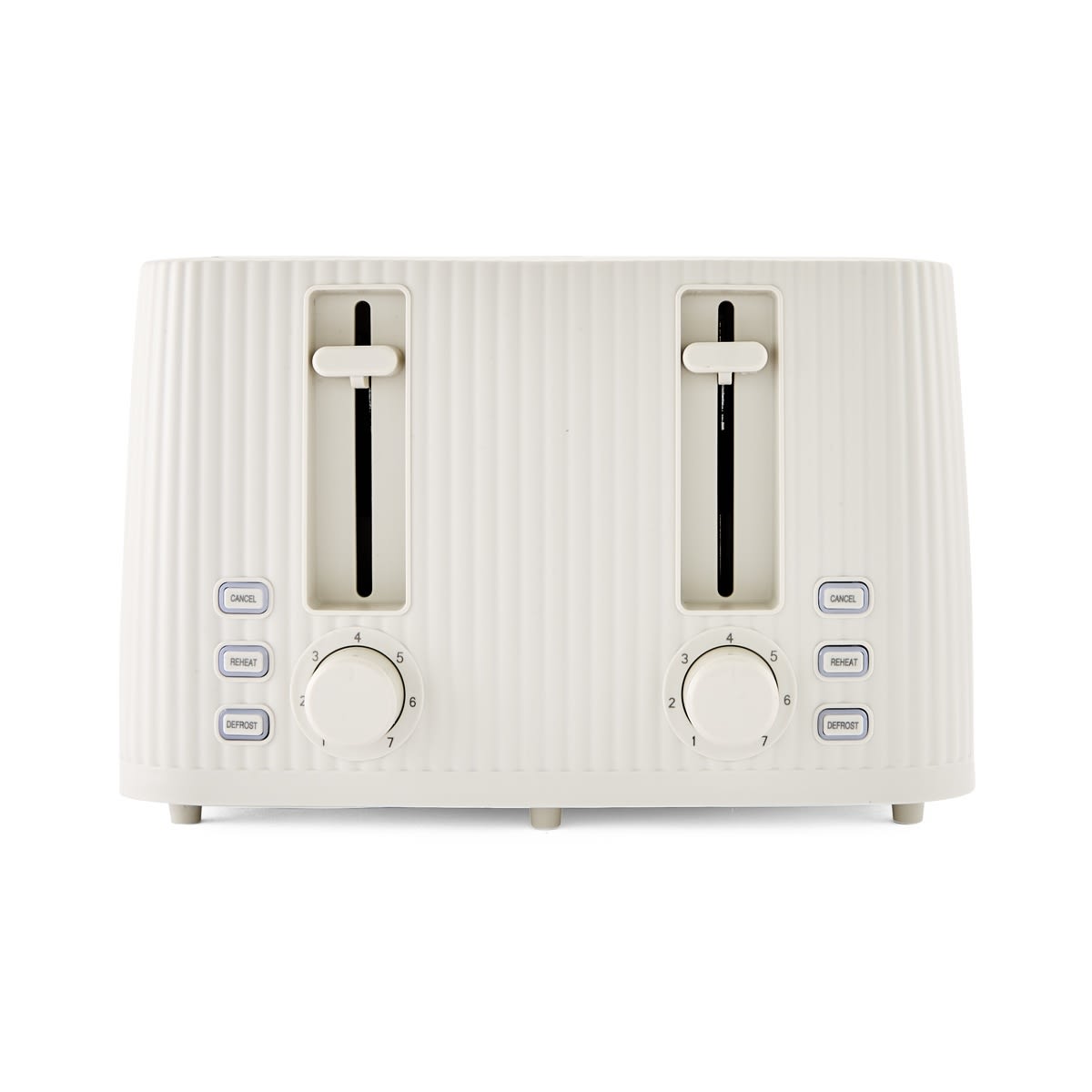 4 Slice Toaster Linear - Off White - Kmart