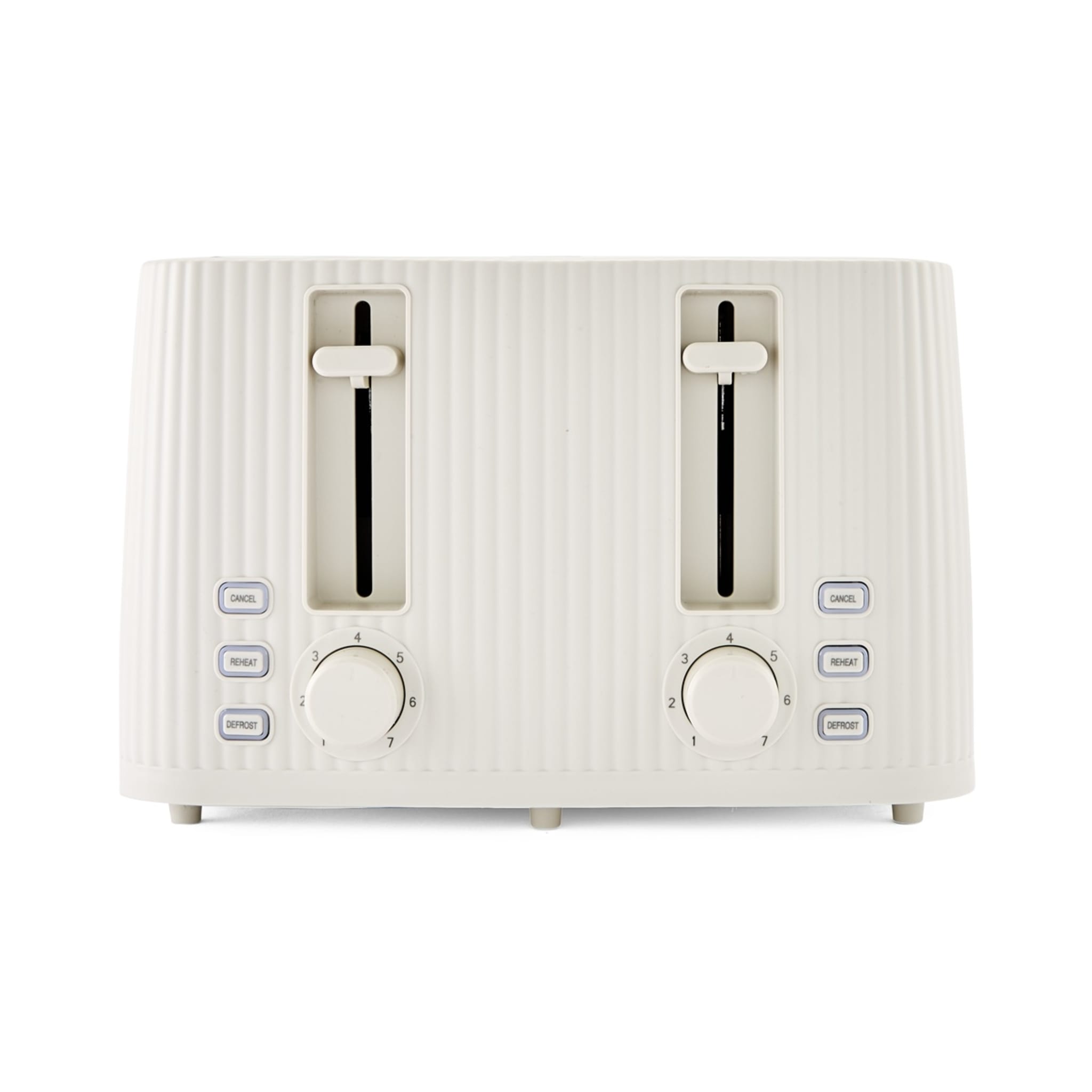 4 Slice Toaster Linear - Off White - Kmart