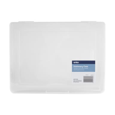Clear Stationery Case - Kmart