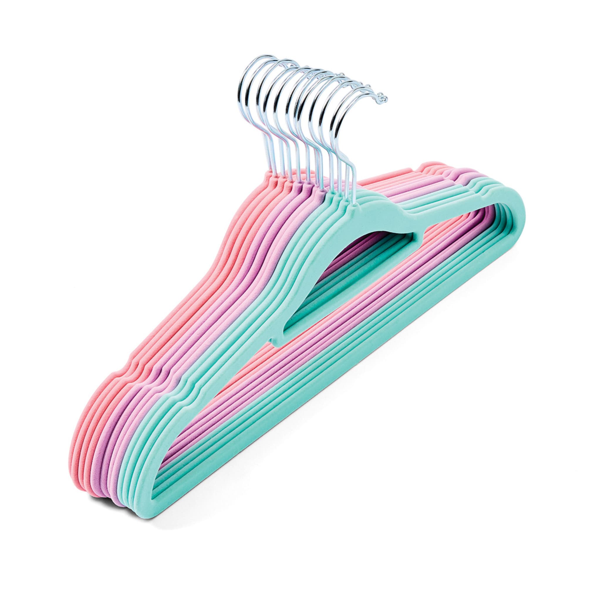 12 Pack Flocked Hangers - Kmart