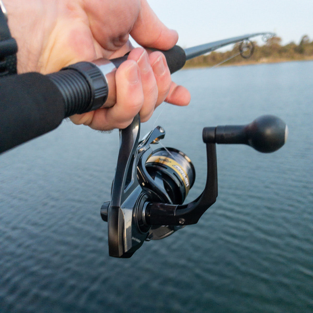 Jarvis Walker Angler Series 2 Spinning Estuary Combo - 6.6ft., Black and Grey - Kmart