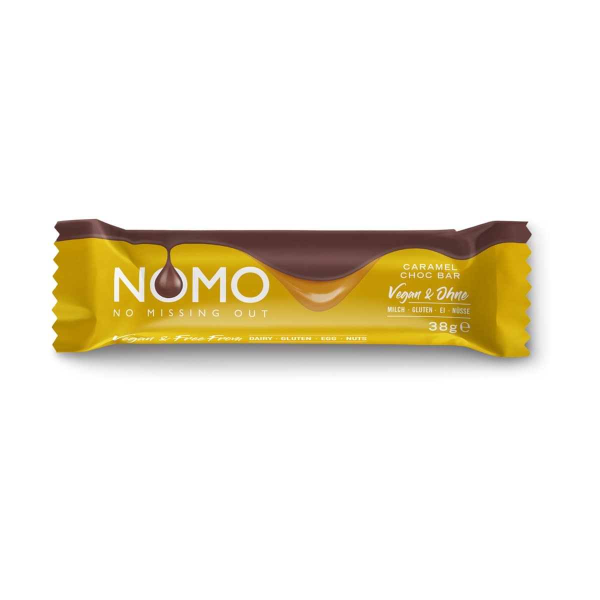 Nomo Caramel Choc Bar 38g - Kmart