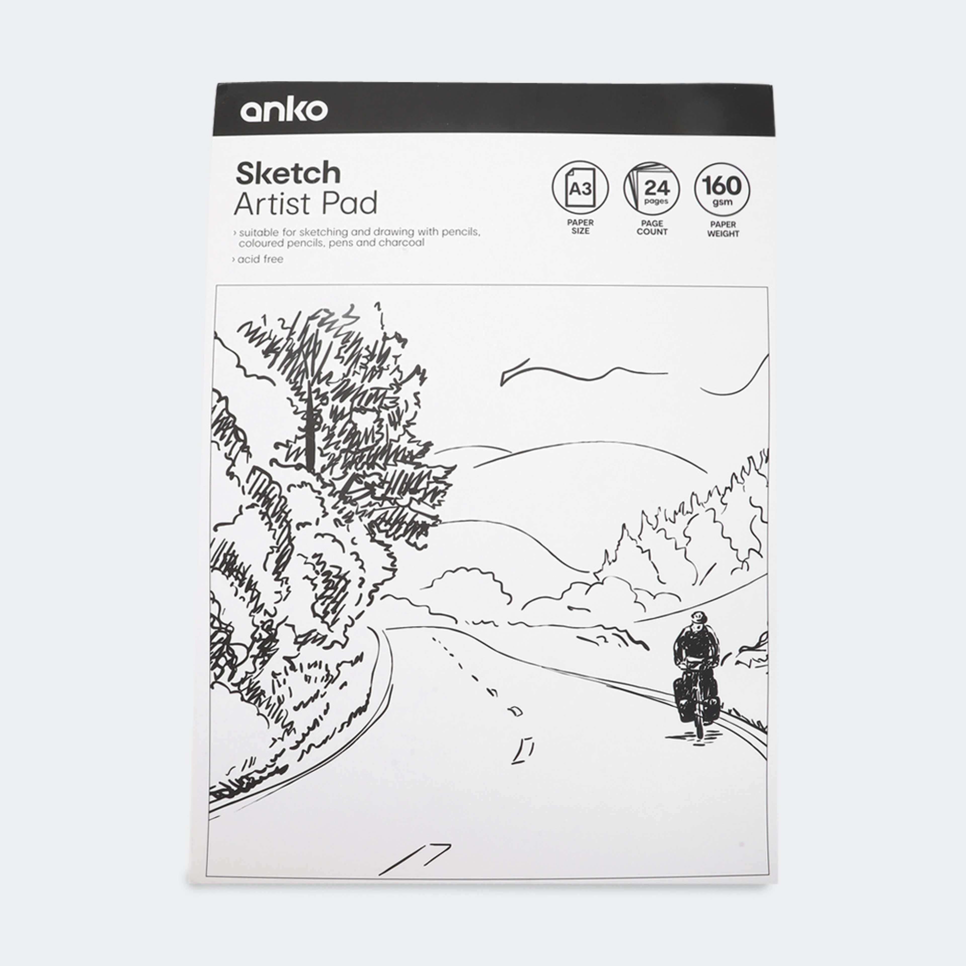 A3 Sketch Artist Pad - Kmart
