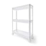 3 Tier Plastic Trolley - White - Kmart NZ