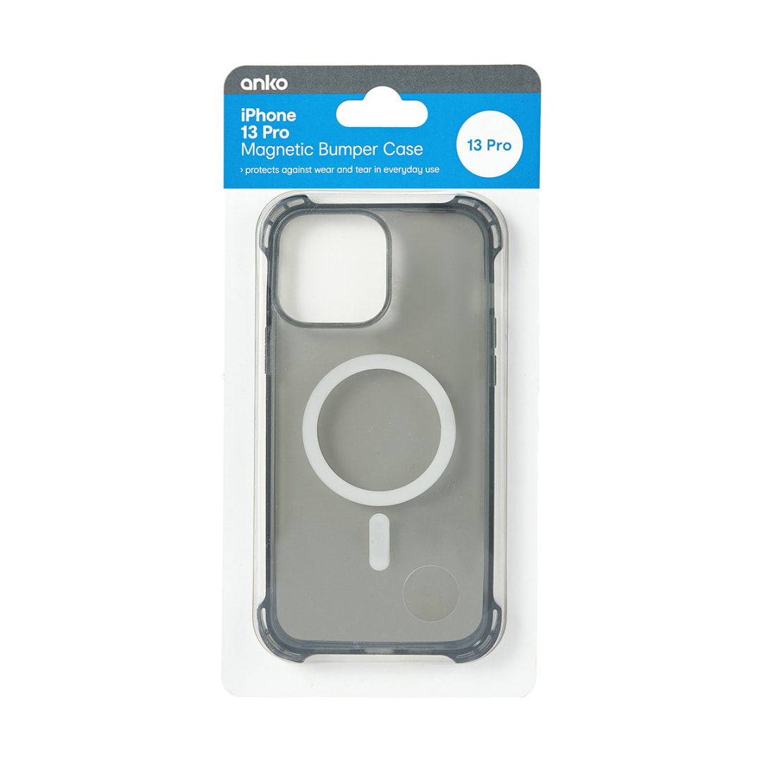 iPhone 13 Pro Magnetic Bumper Case - Black - Kmart