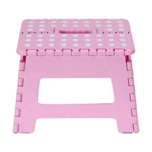 Folding Step Stool - Pink - Kmart NZ