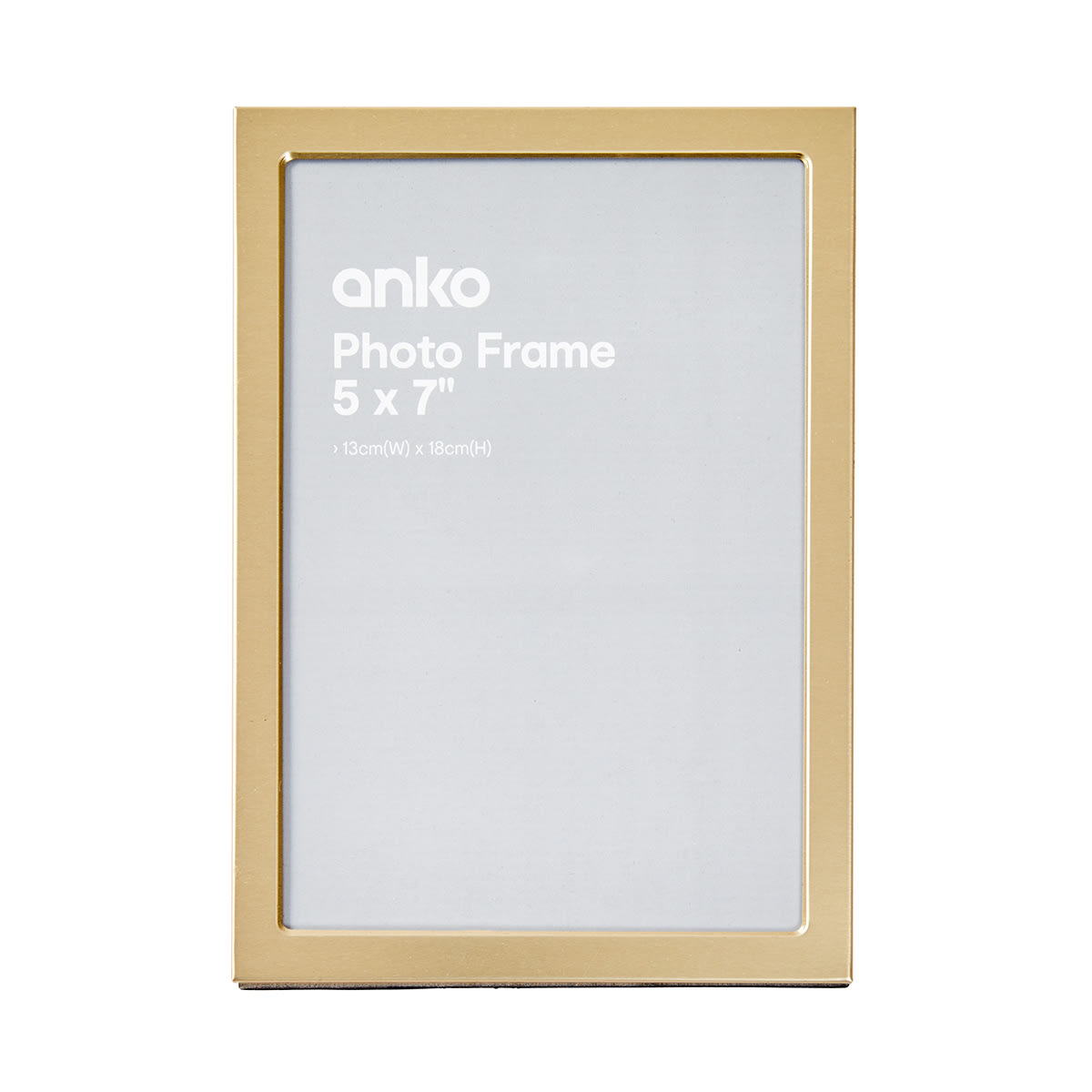 Photo Frame 5in. x 7in. - Matte Gold Look - Kmart