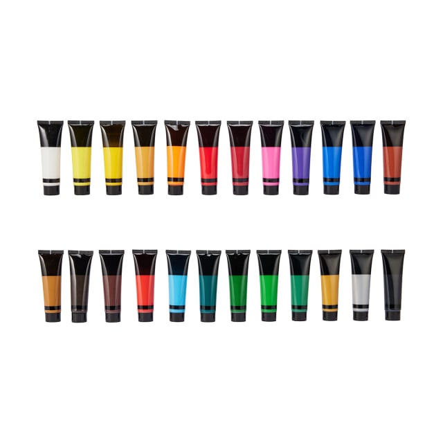 24 Pack Acrylic Paint Set - Kmart