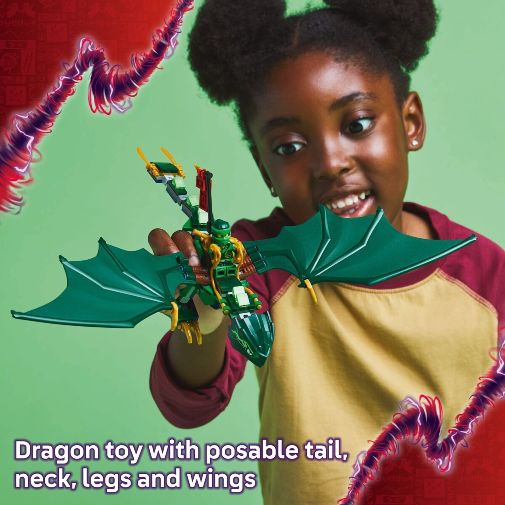 LEGO NINJAGO Lloyd's Green Forest Dragon 71829 - Kmart