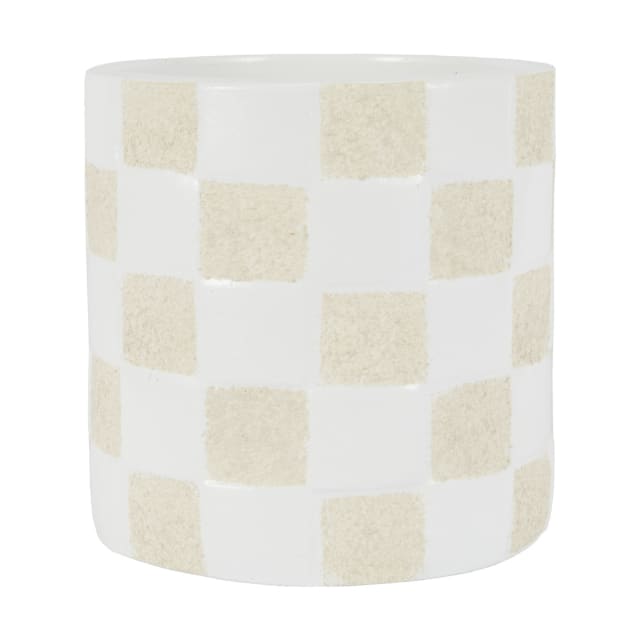 Check Ceramic Pot - Kmart