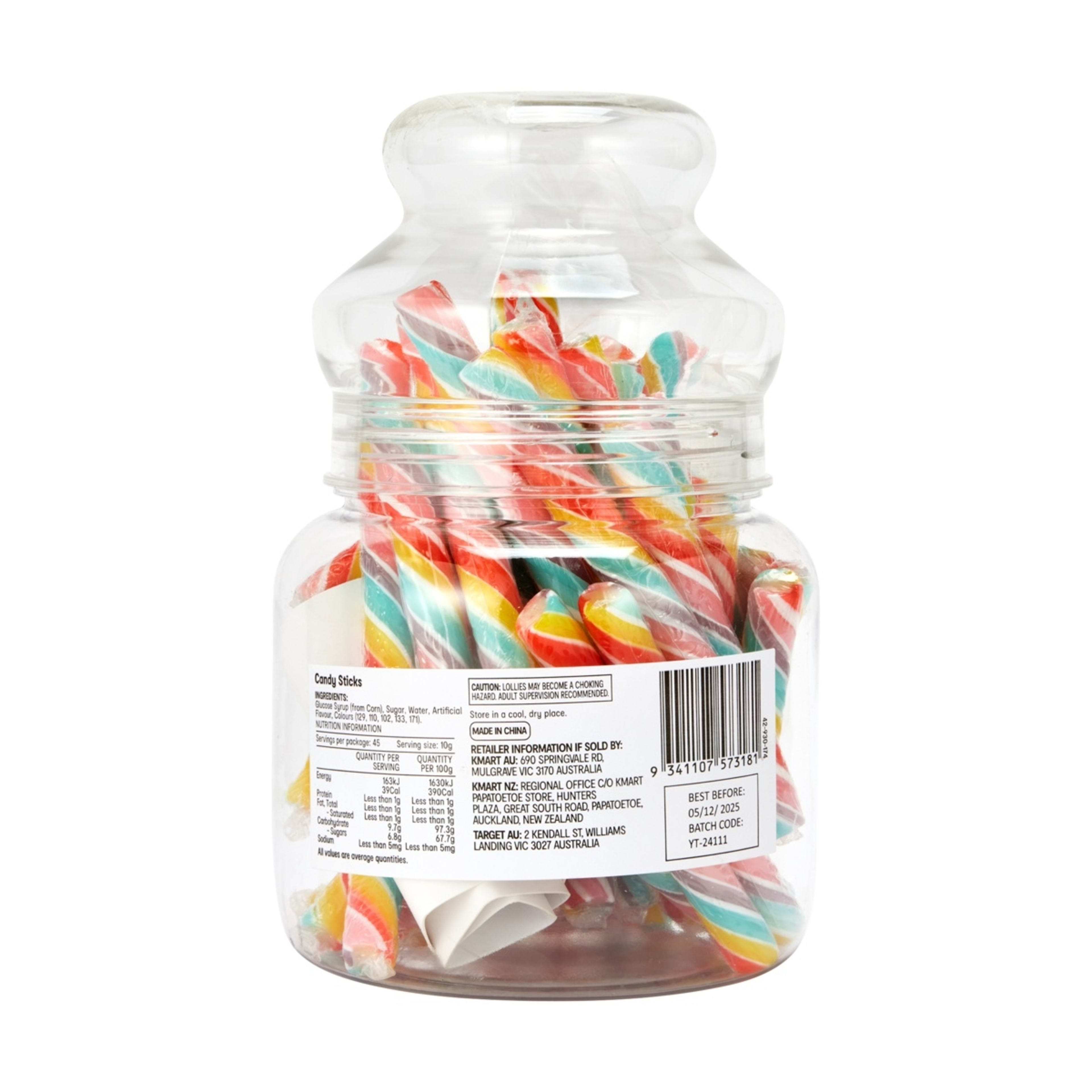 Candy Sticks 450g - Kmart