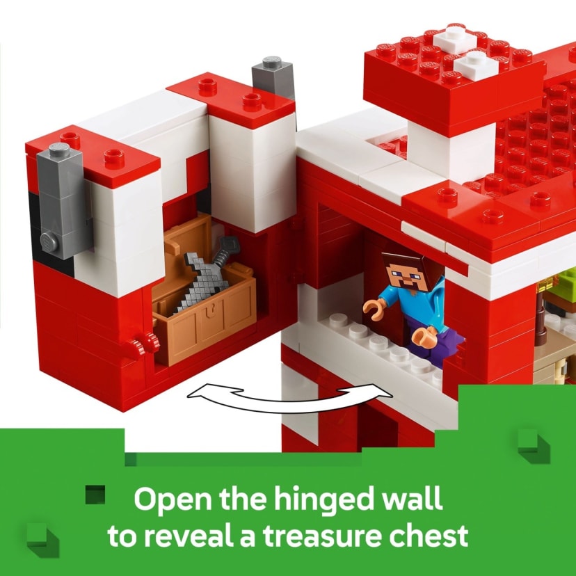 LEGO Minecraft The Mooshroom House 21270 - Kmart NZ