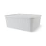 11L Ribbed Container - White - Kmart