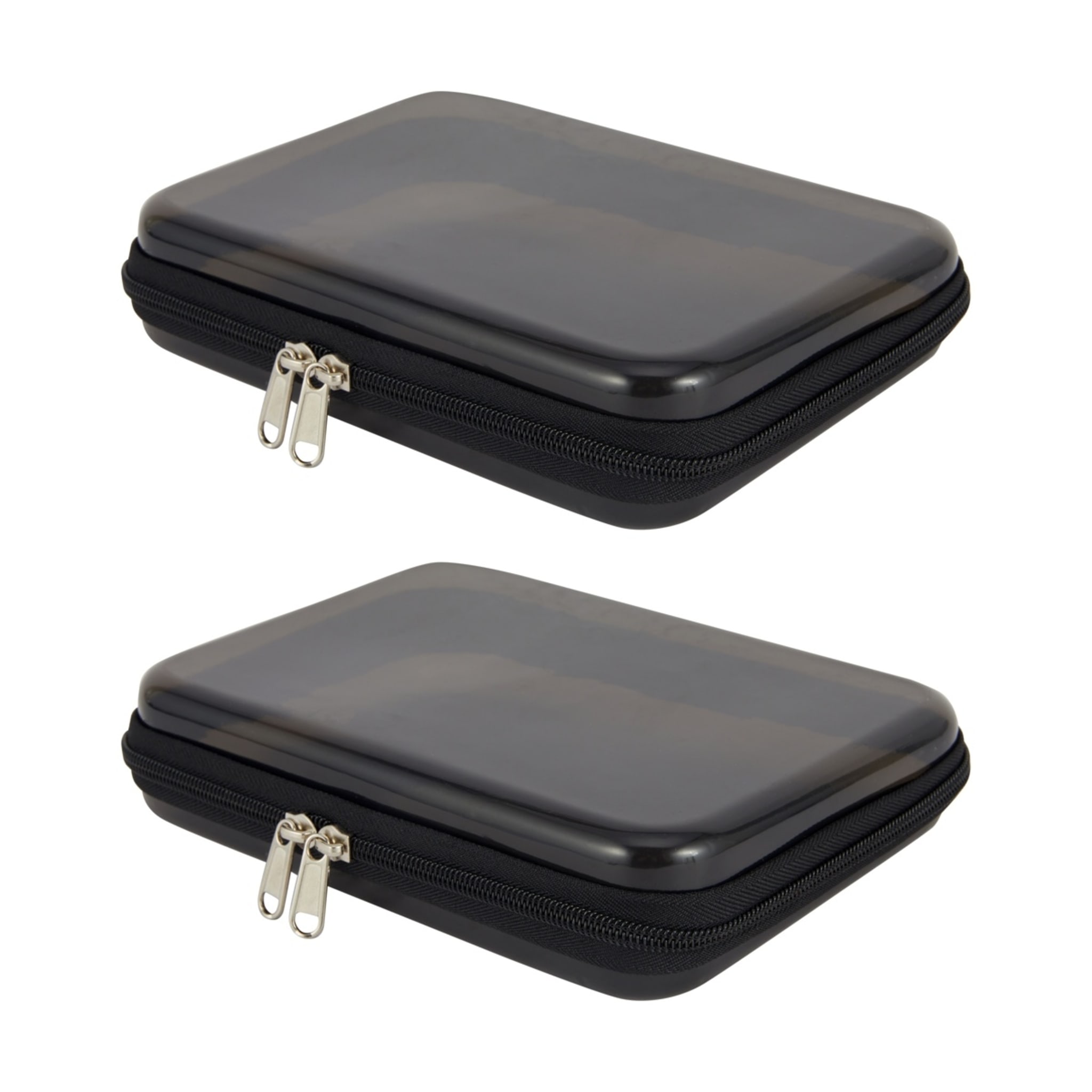 2 Pack Clear Packing Cubes - Black - Kmart NZ