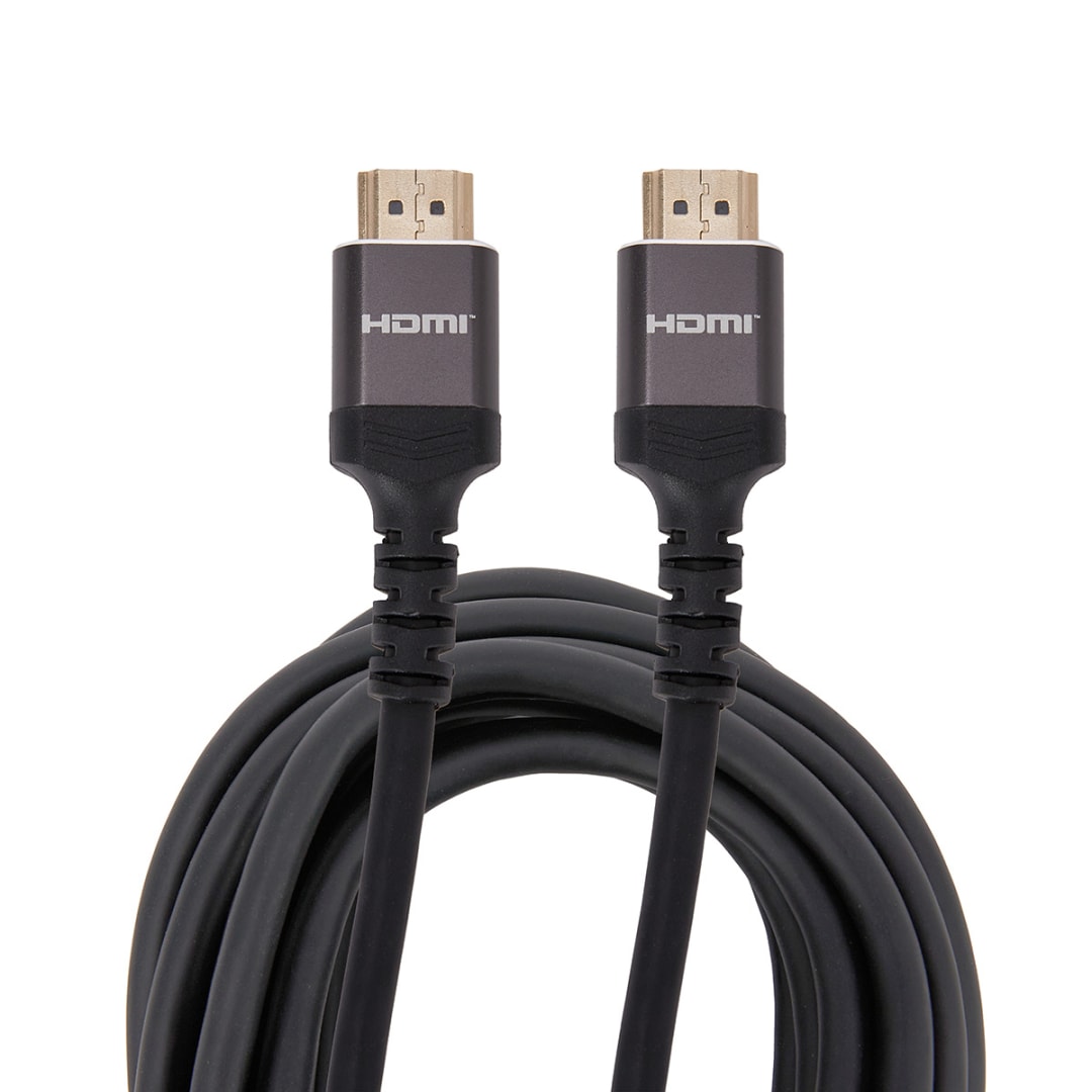 8K HDMI Cable - 3m, Grey - Kmart