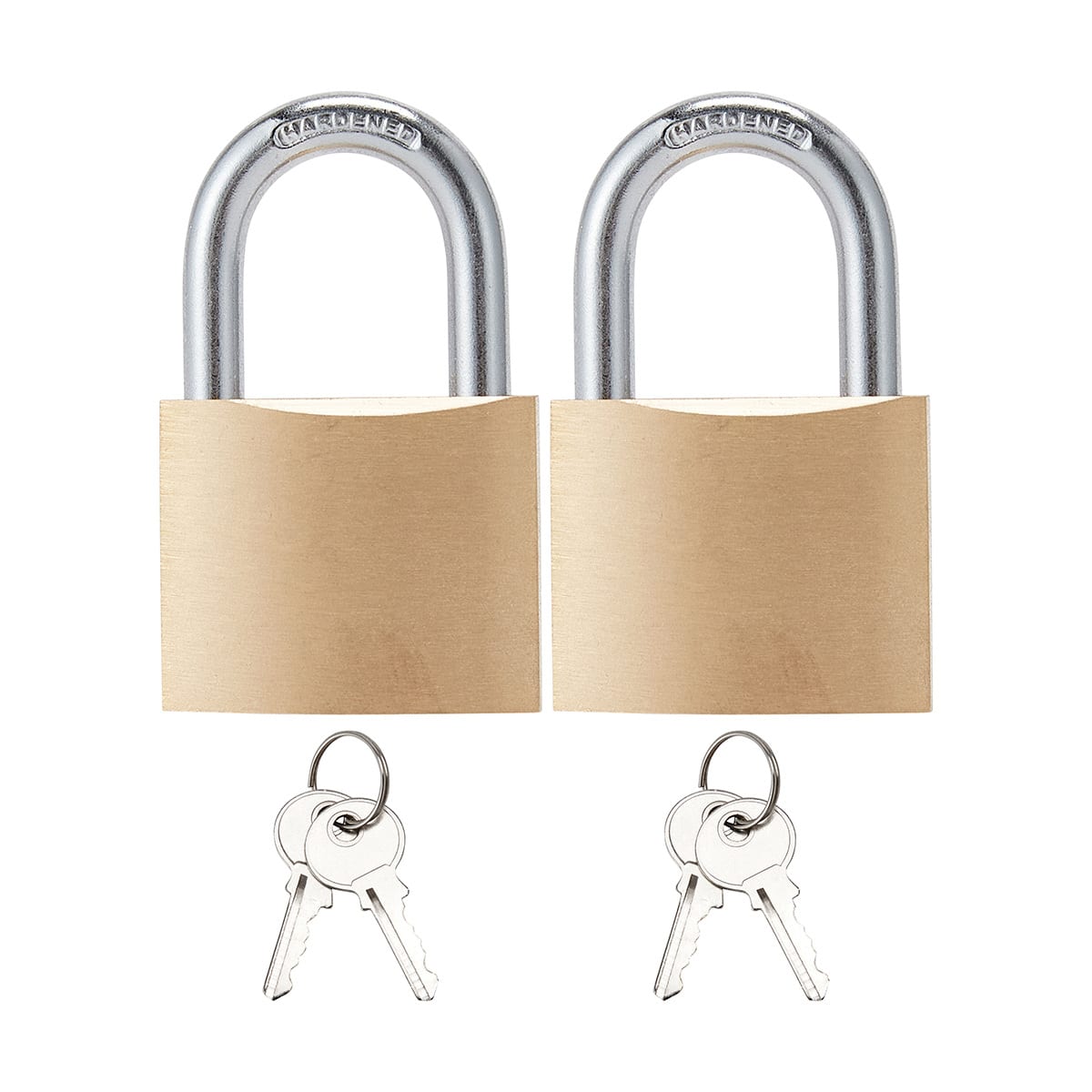 2 Pack 38mm Brass Padlock - Kmart