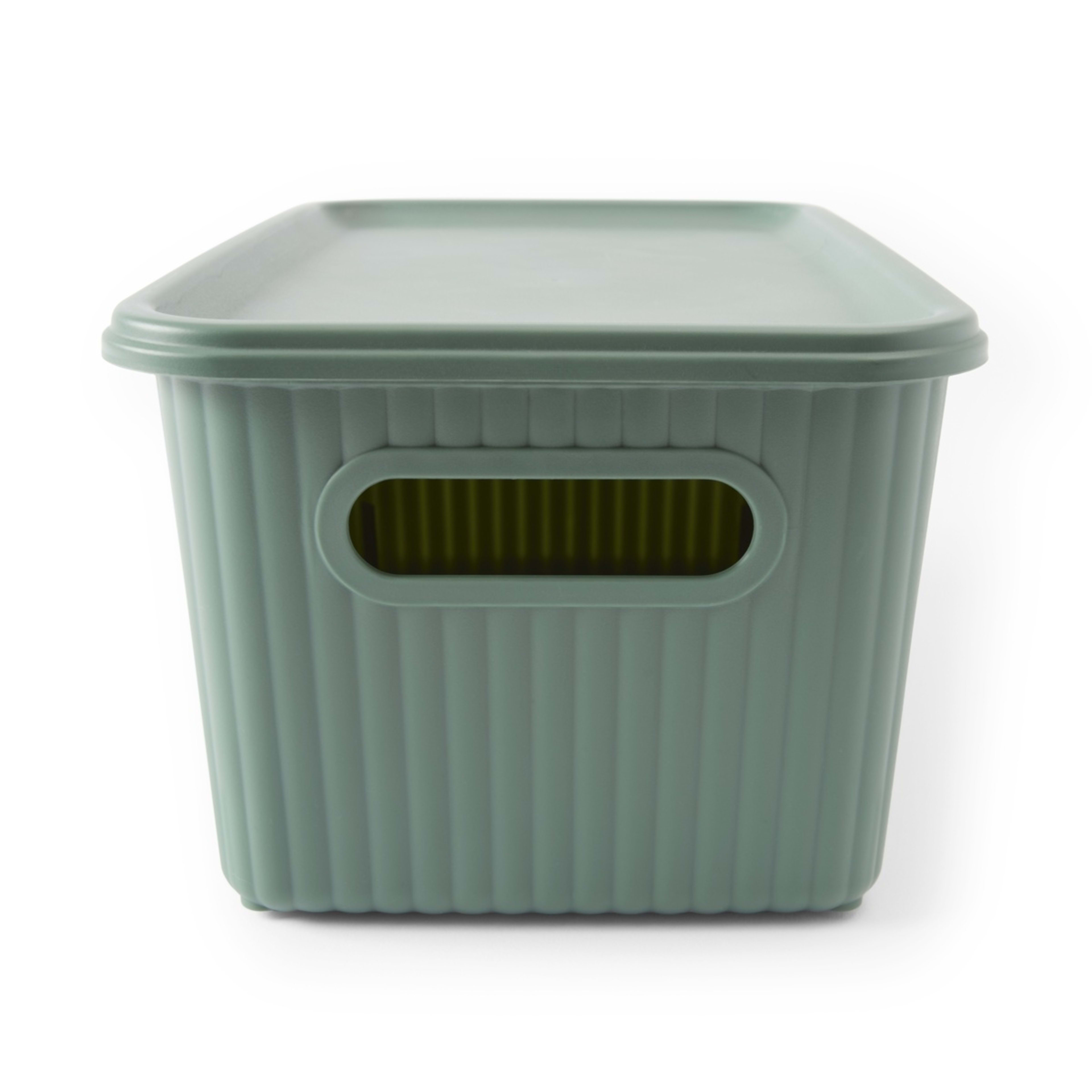 5L Ribbed Container - Green - Kmart