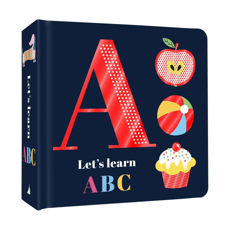 Let's Learn ABC - Chunky Foil Board Book - Kmart