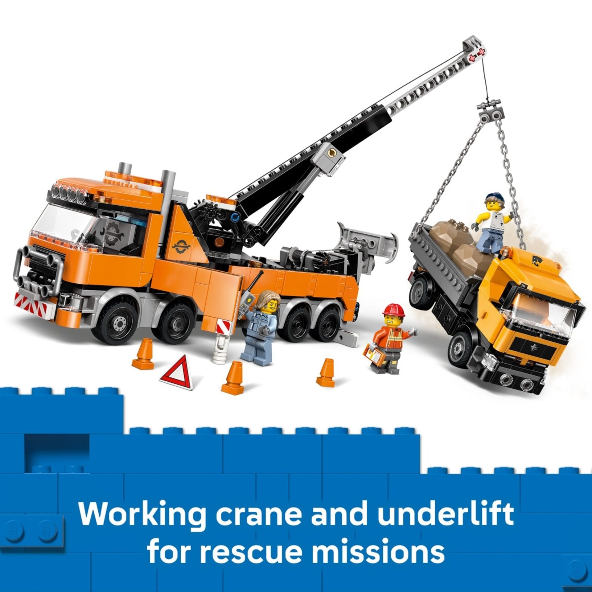 LEGO City Heavy-Duty Recovery Tow Truck with Crane 60467 - Kmart