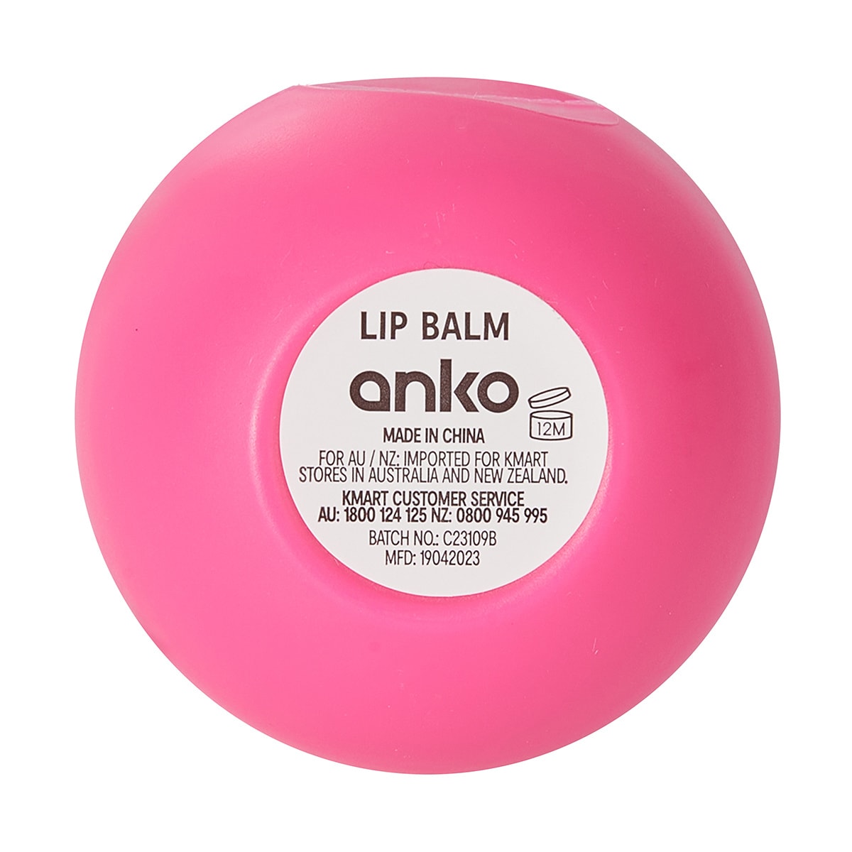 Lip Balm - Watermelon Flavour and Shea Butter - Kmart