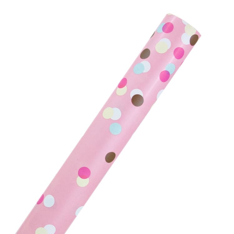 Hallmark Gift Wrap Roll - Pink Confetti - Kmart
