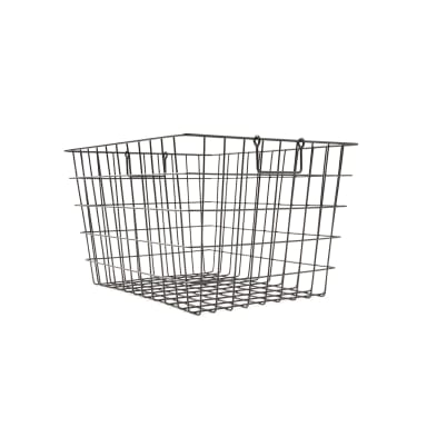 Rectangle Wire Basket - Large, Black - Kmart