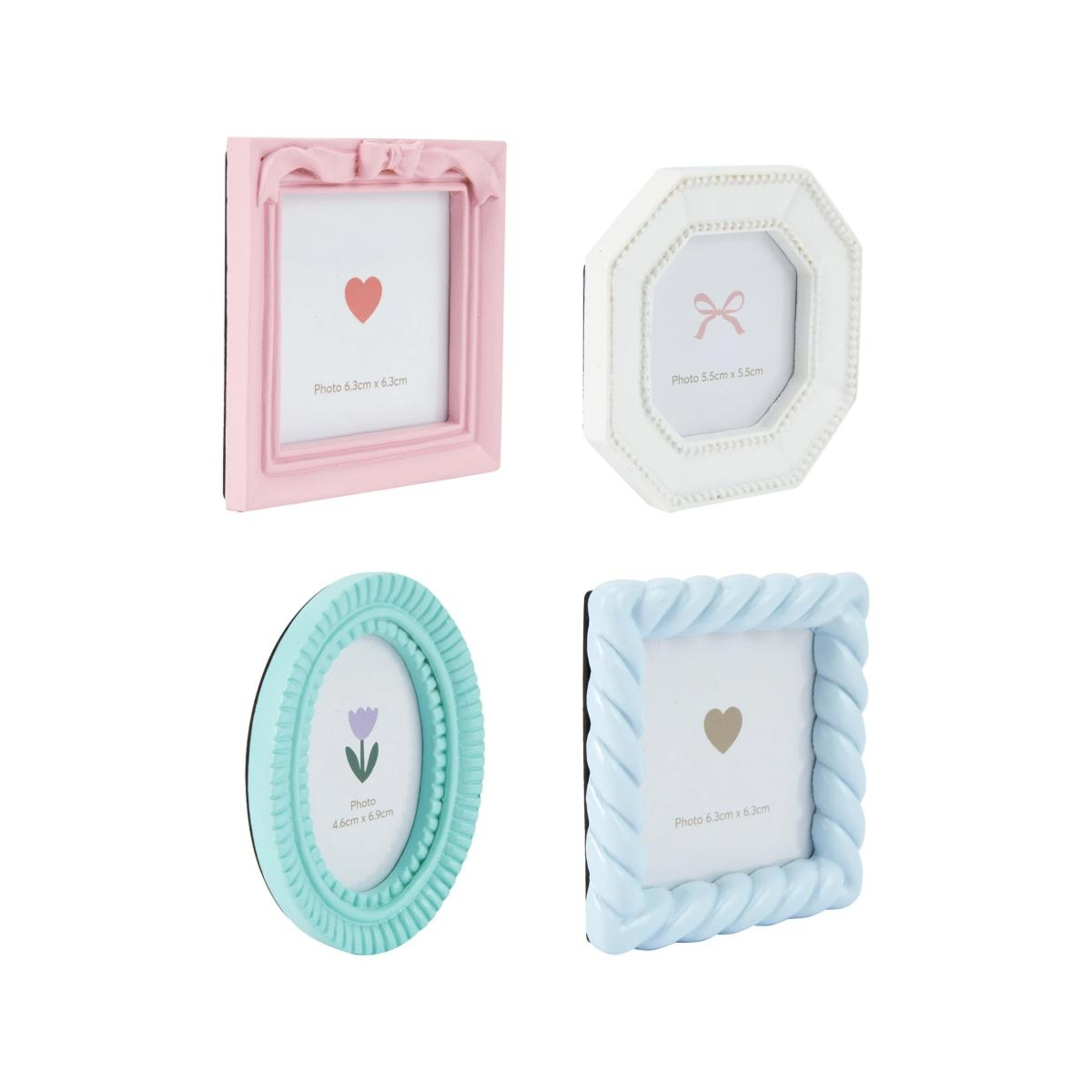 4 Pack Magnetic Photo Frames - Kmart NZ