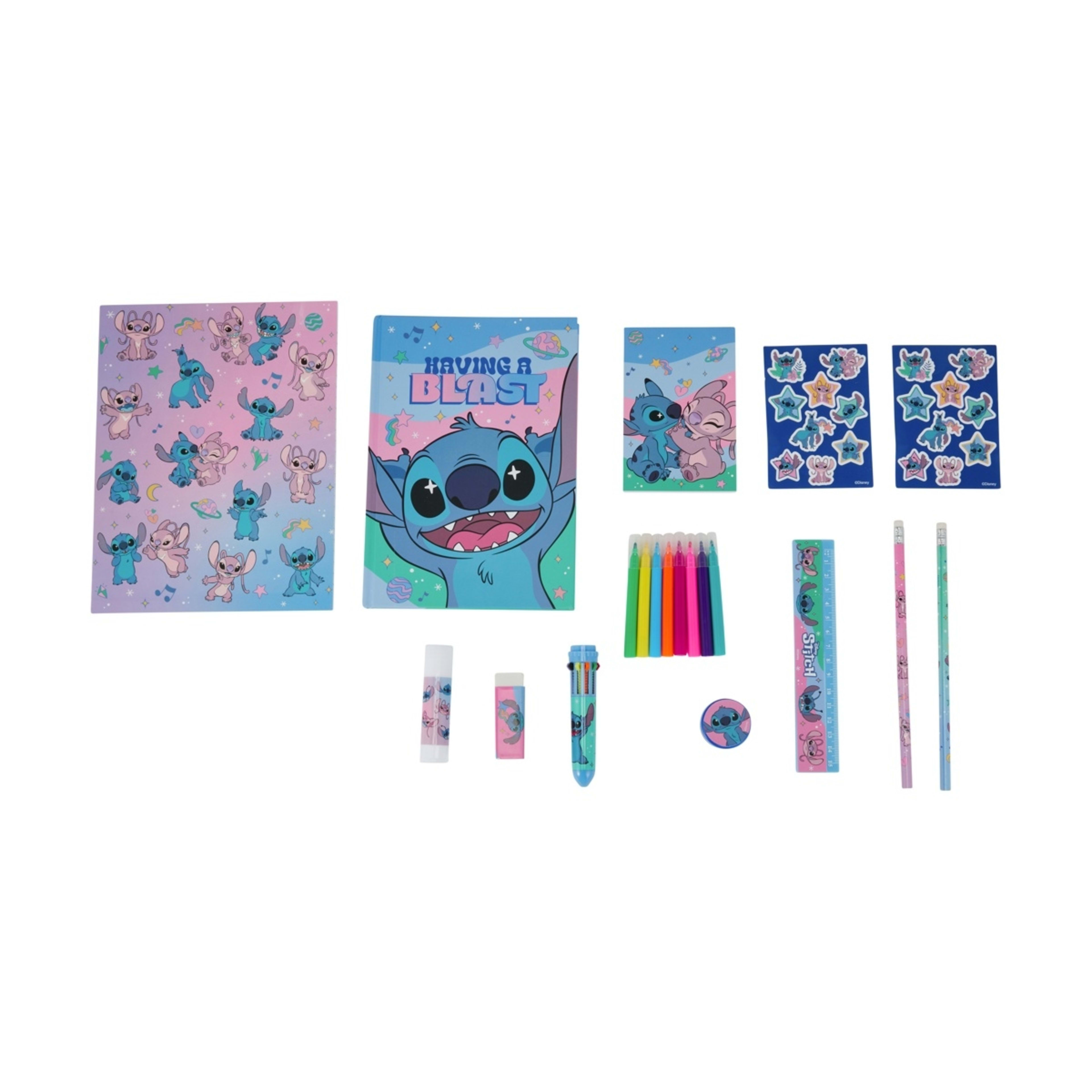 20 Piece Disney Stitch Stationery Gift Set - Kmart