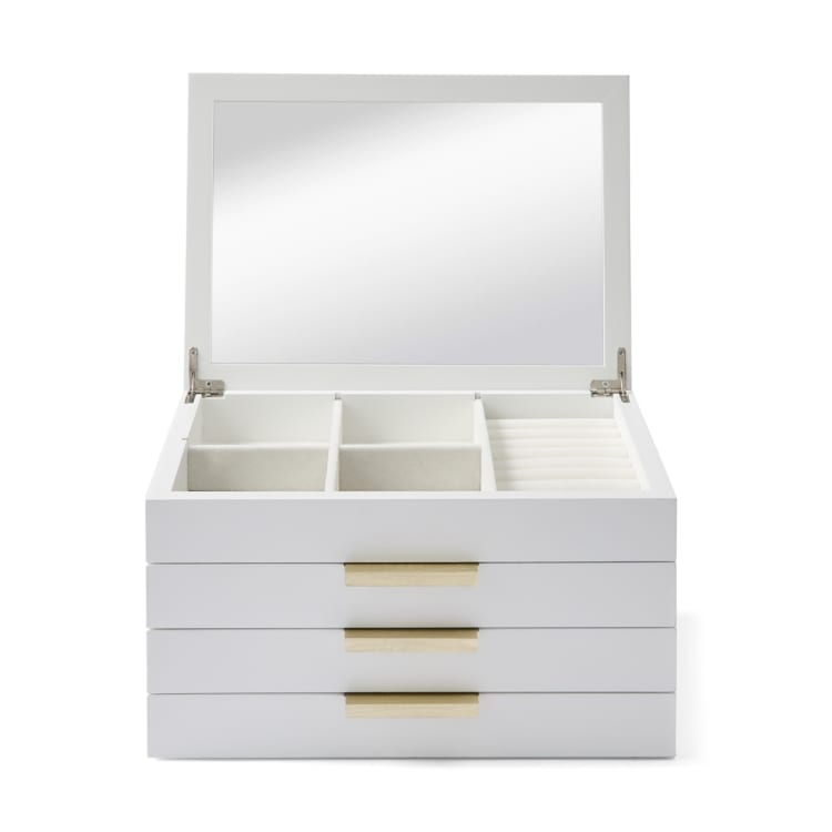 4 Tier White Jewellery Box - Kmart