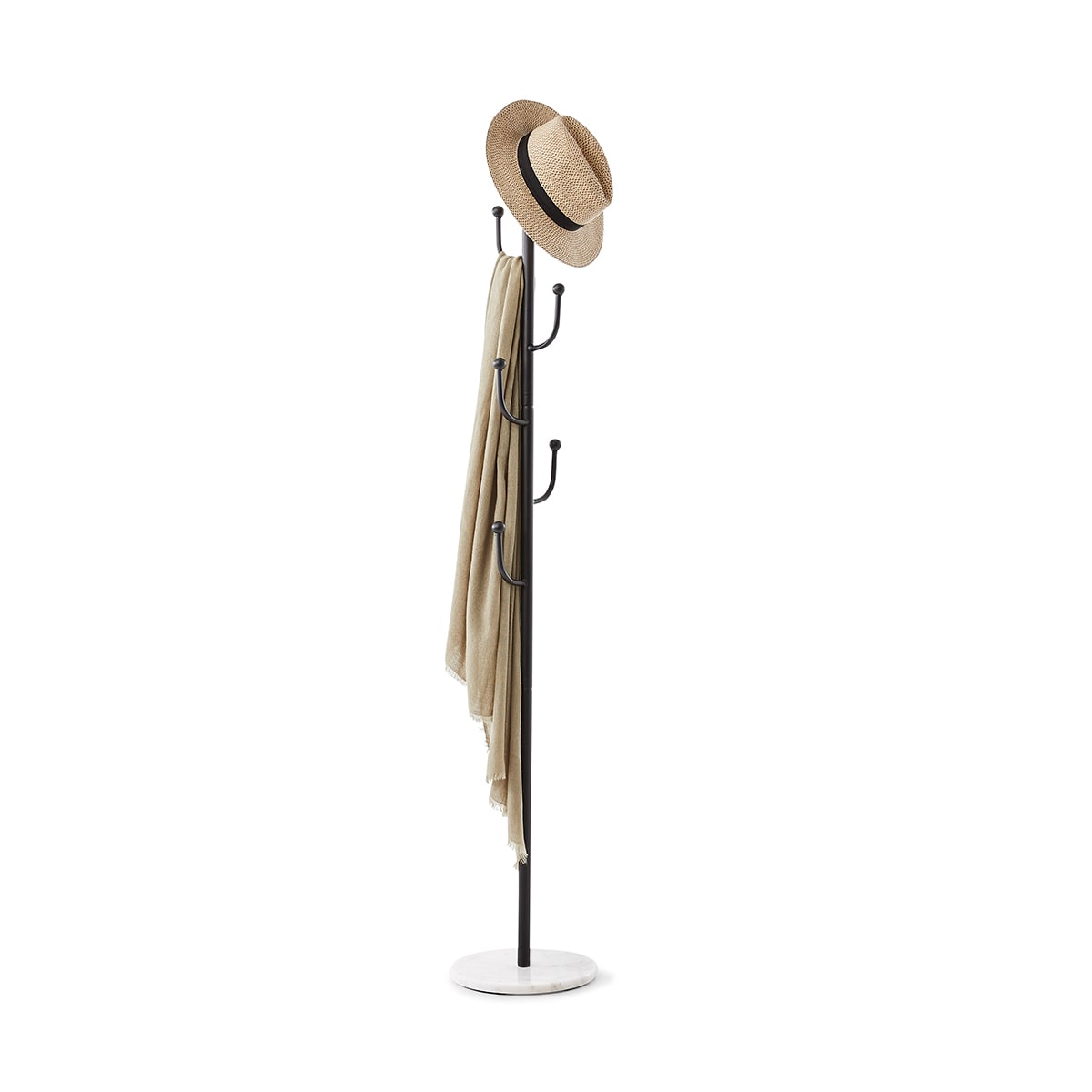 Marble Base Coat Stand - Black - Kmart