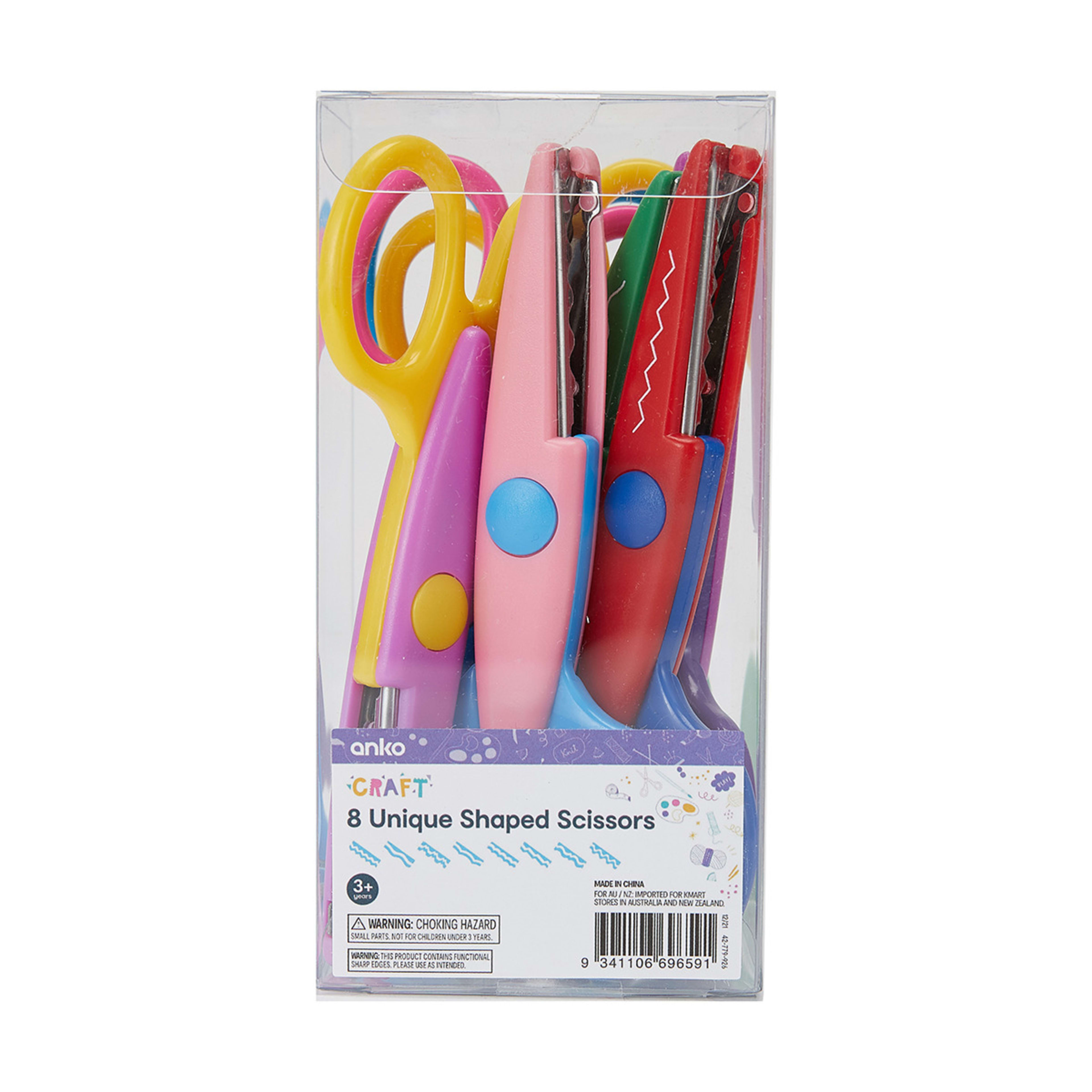 8 Unique Shaped Scissors - Kmart