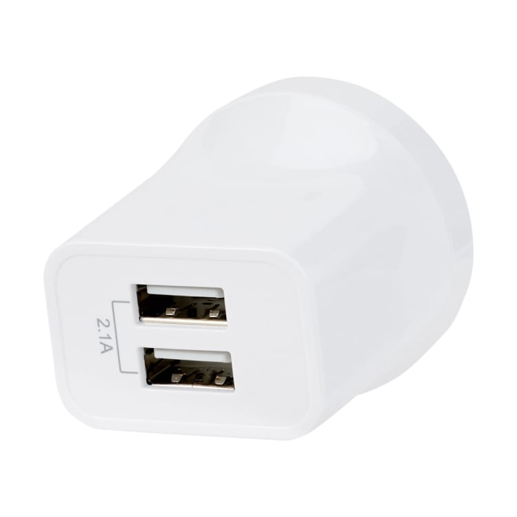 USB 2 Port Wall Charger - White - Kmart NZ