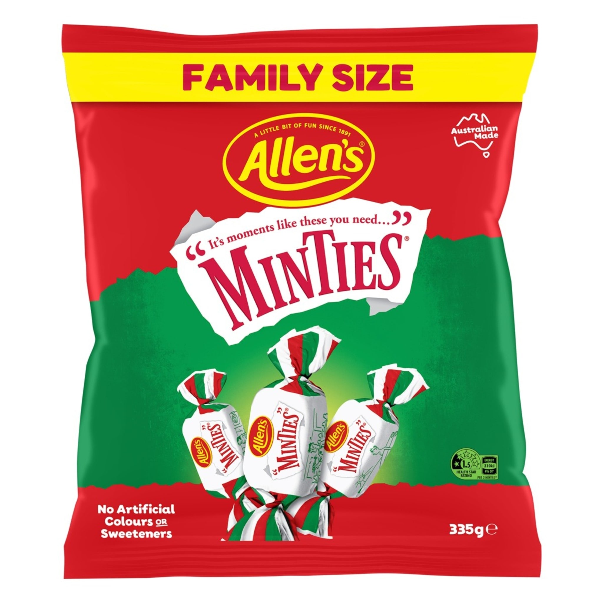 16 Piece Allen's Minties 335g - Kmart