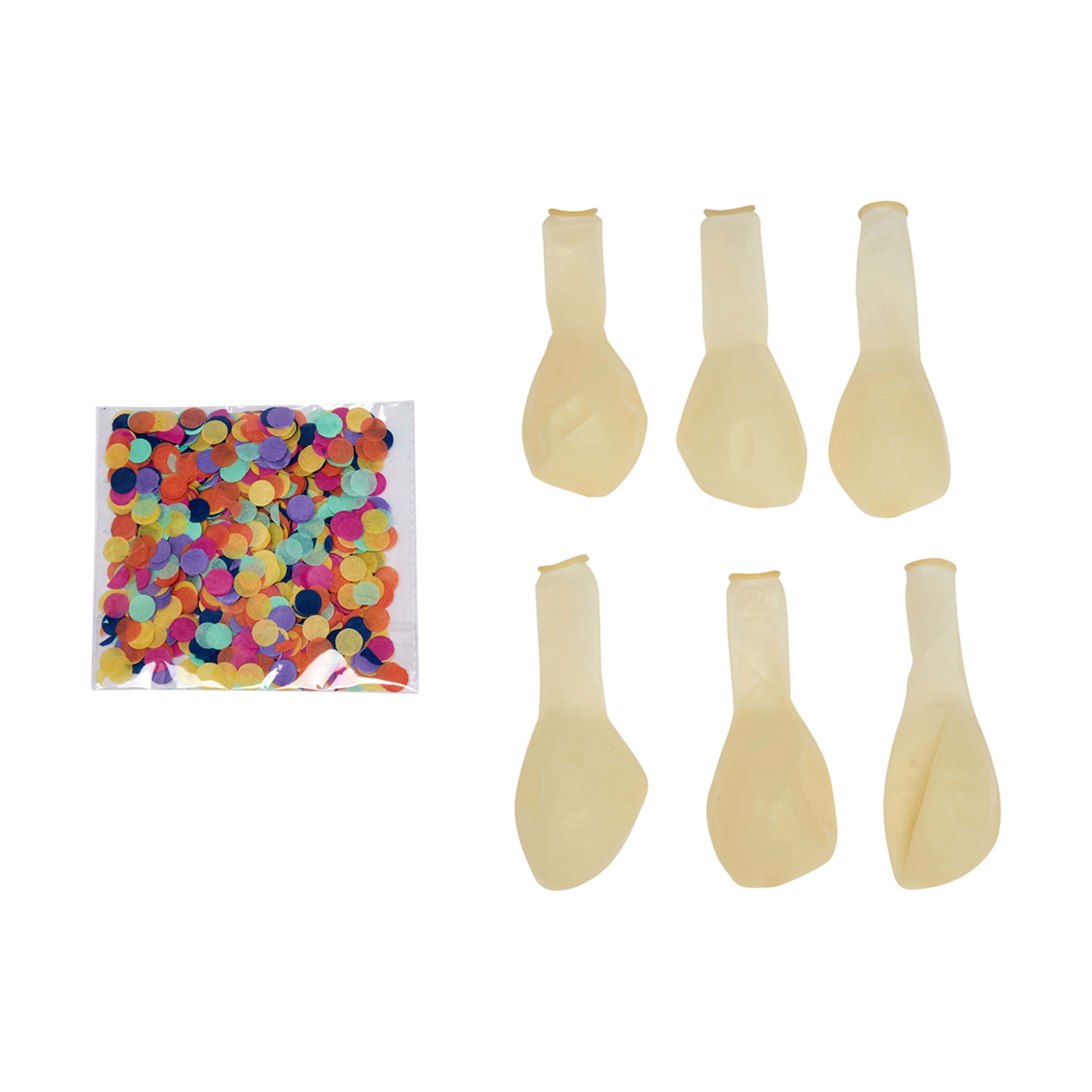 6 Pack Confetti Balloons - Kmart
