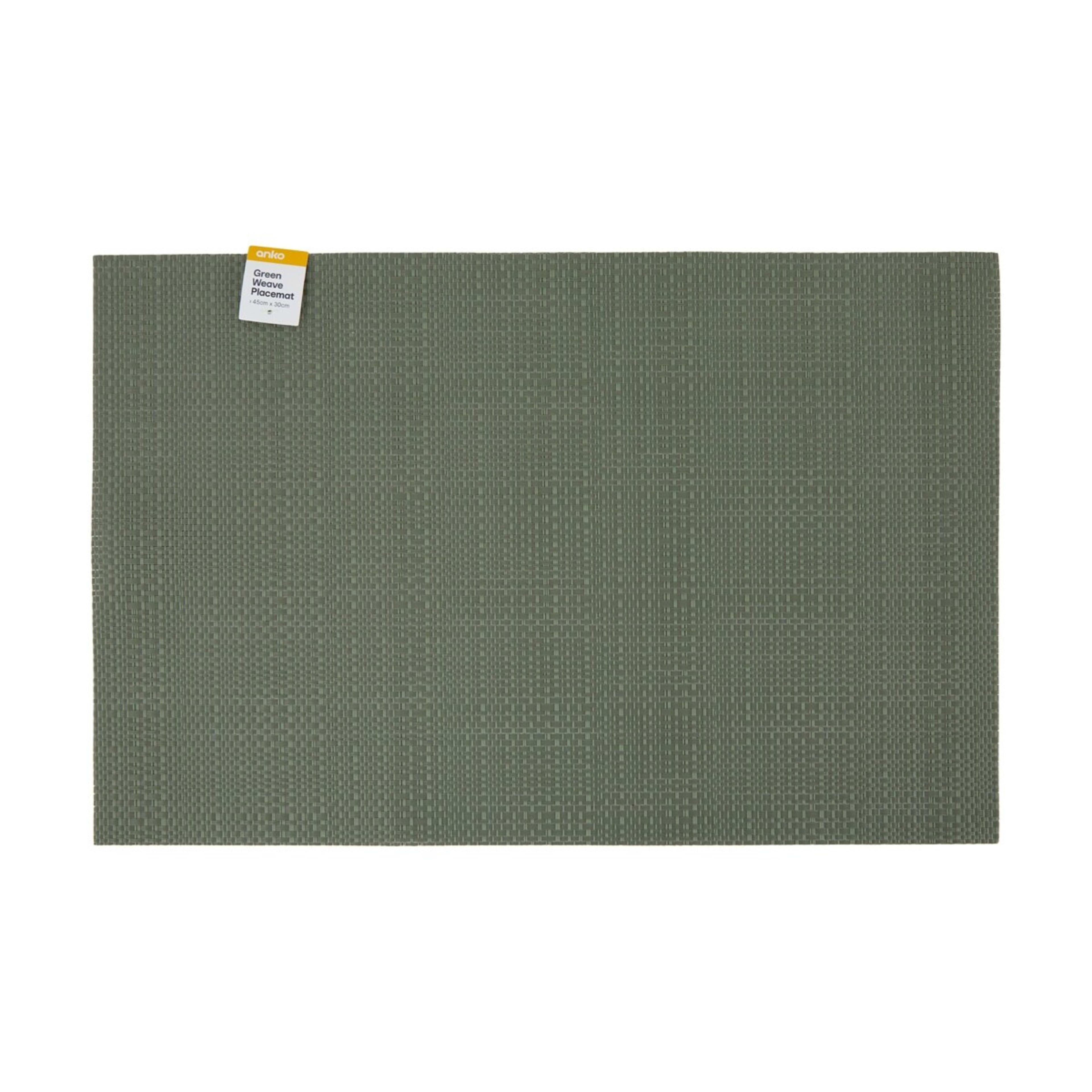 Green Weave Placemat - Kmart