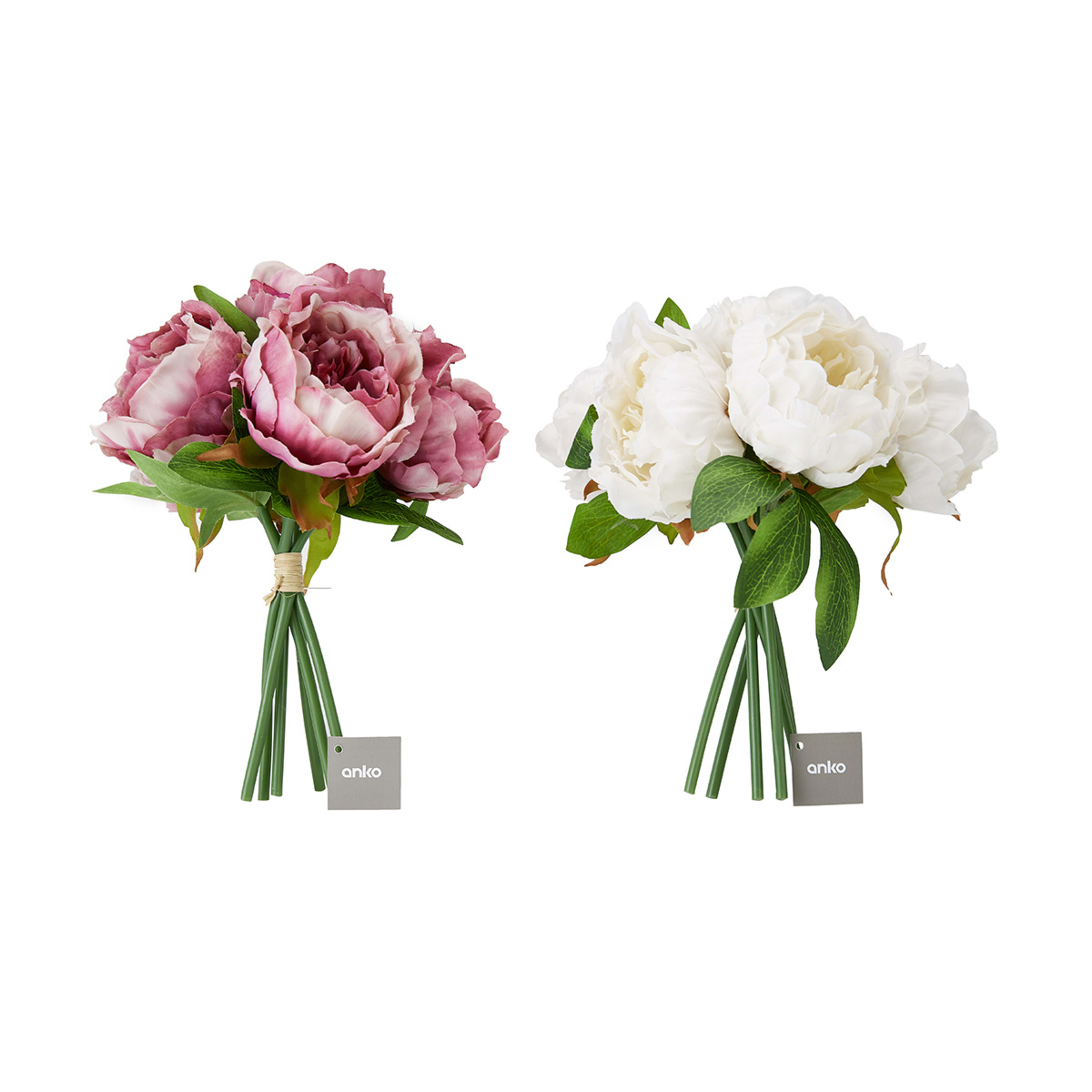Artificial Peonies Bunch - Assorted - Kmart