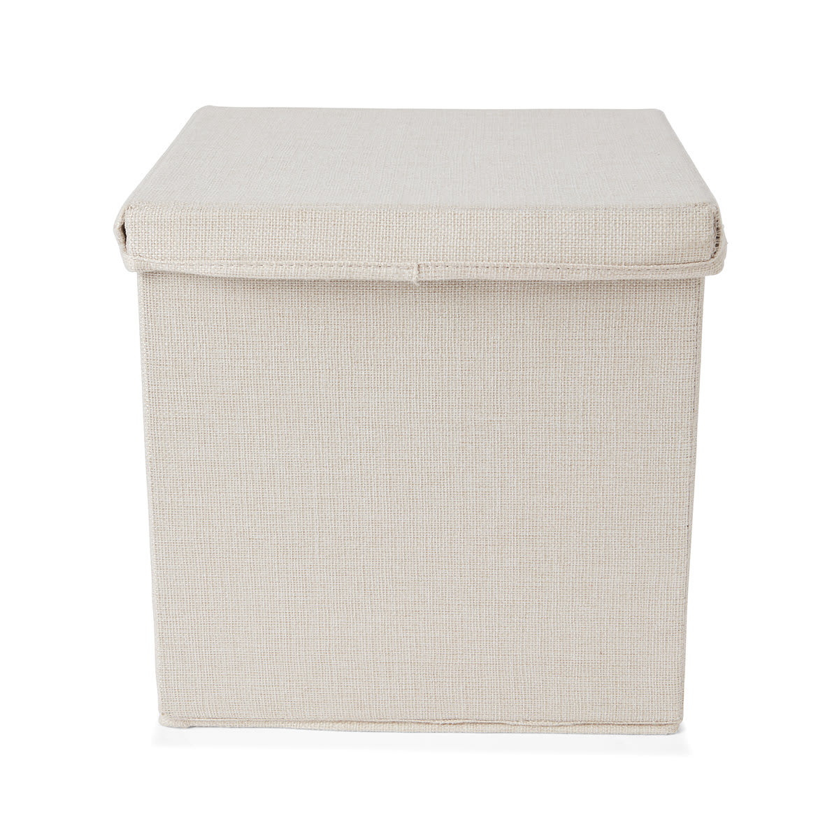 Linen Look Storage Box - Kmart