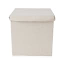 Linen Look Storage Box - Kmart