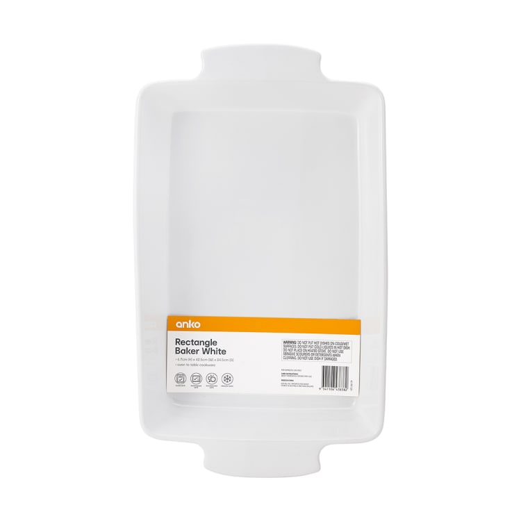 Rectangle Baker Tray - White - Kmart