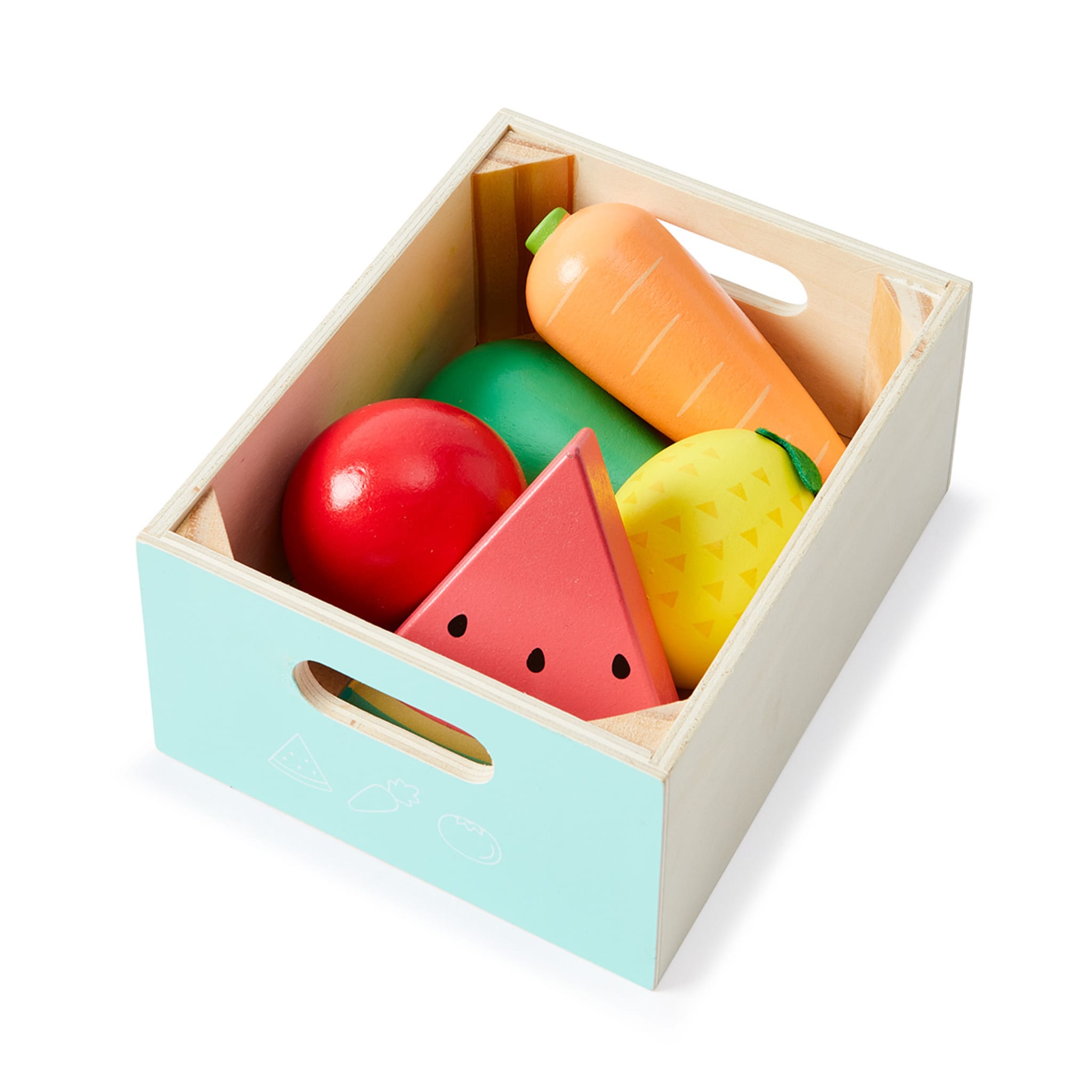 24 Piece Wooden Food Groups Multipack - Kmart